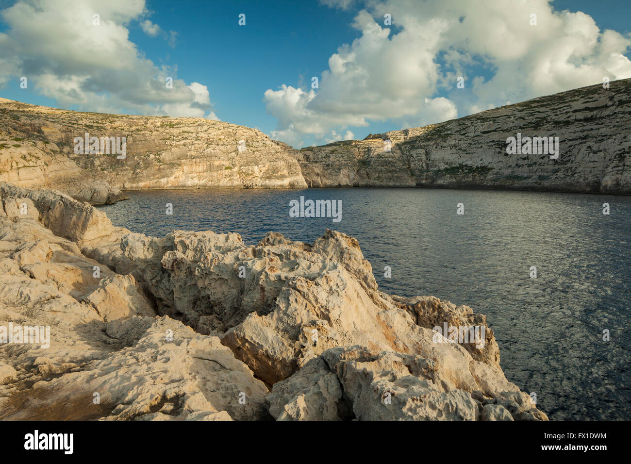 Cliffs on the dwejra coast hi-res stock photography and images - Alamy