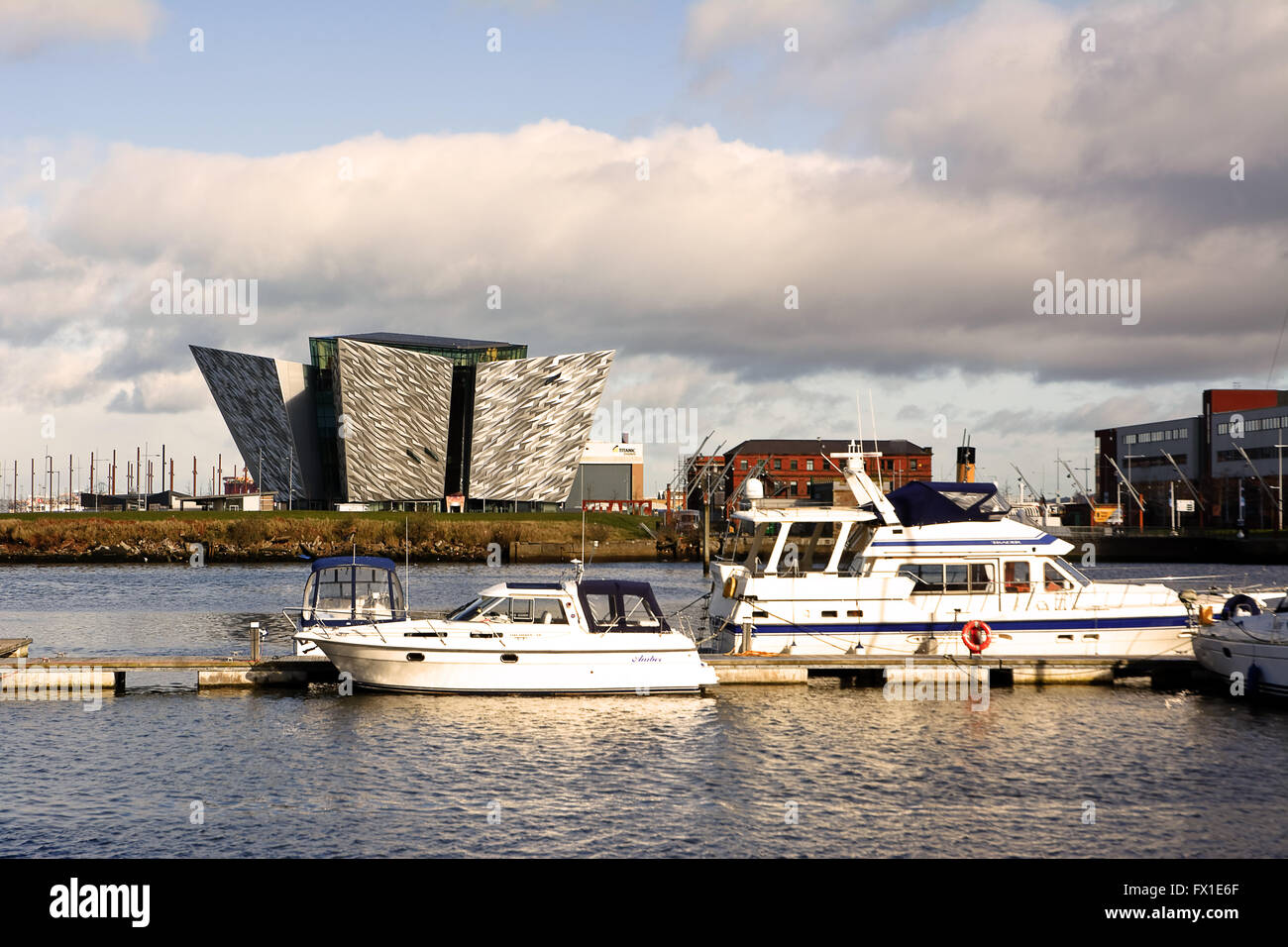 Belfast, United Kindom - febrary 22, 2016: Titani Museum Palace oh the ...