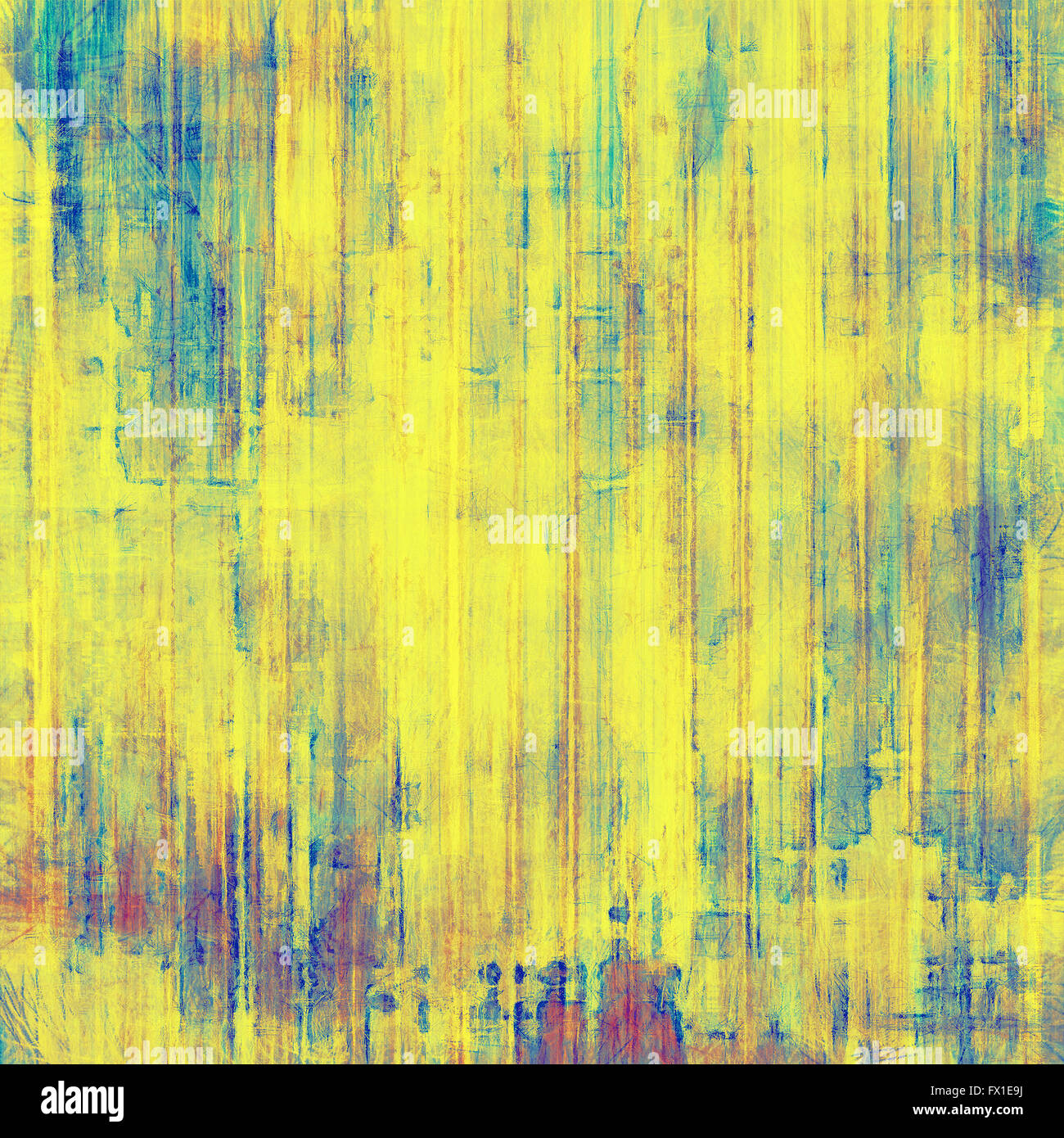 Old retro vintage texture. With yellow, purple, blue patterns Stock ...