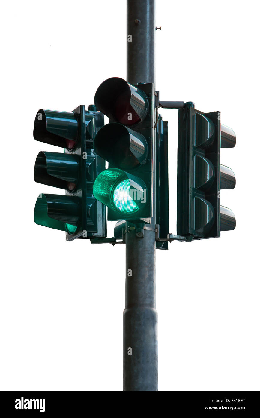light signal mainly used in road traffic at intersections Stock Photo ...
