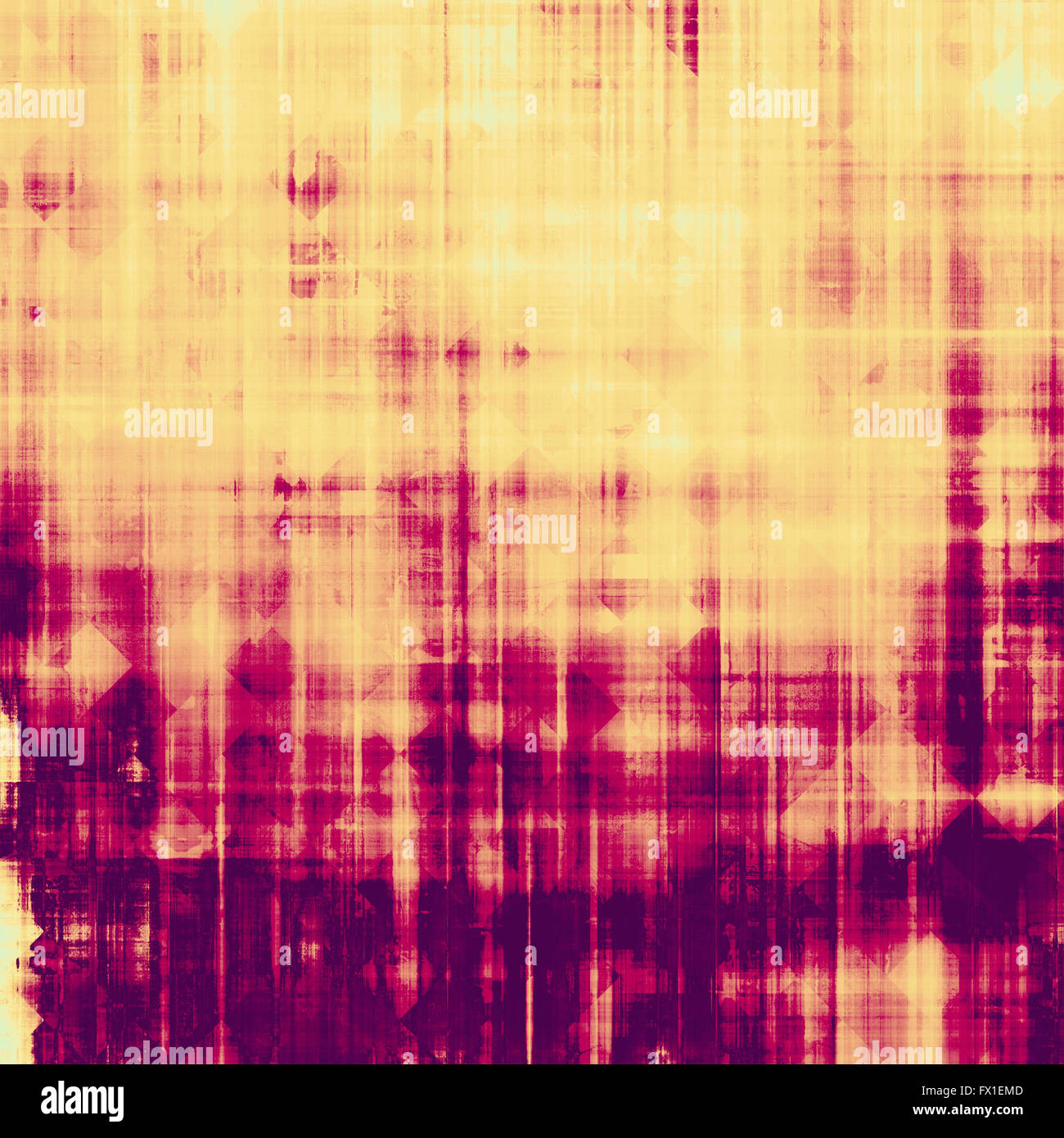 Retro texture. With different color patterns: yellow, purple (violet ...