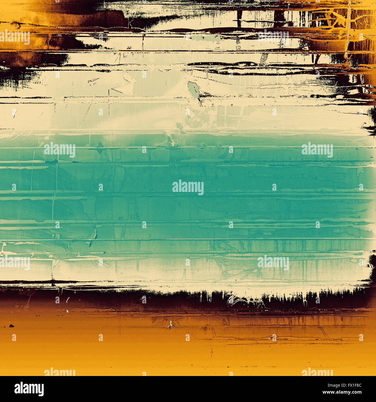 Rough vintage texture. With different color patterns: yellow, brown ...