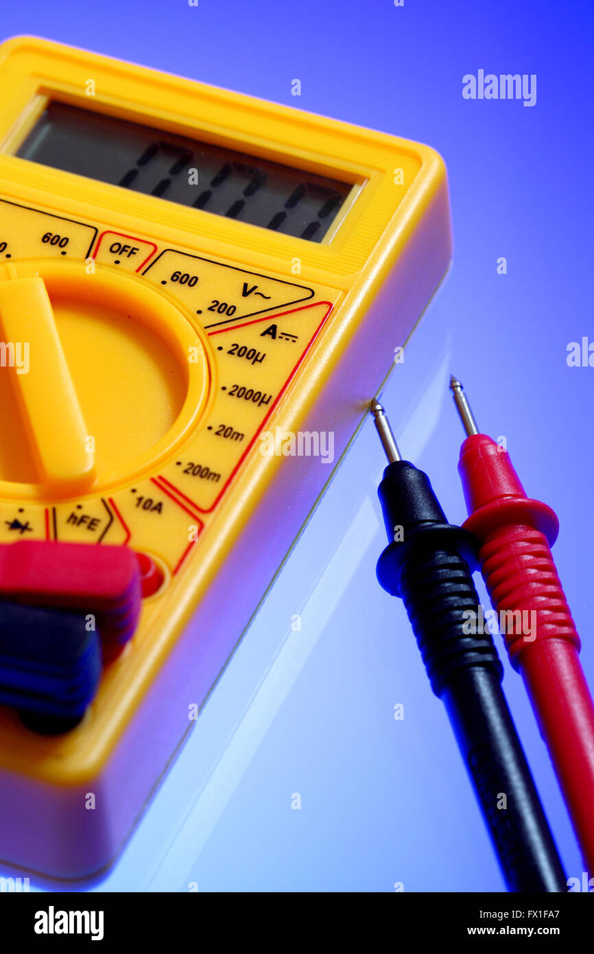 Electric meter digital multimeter hi-res stock photography and images ...