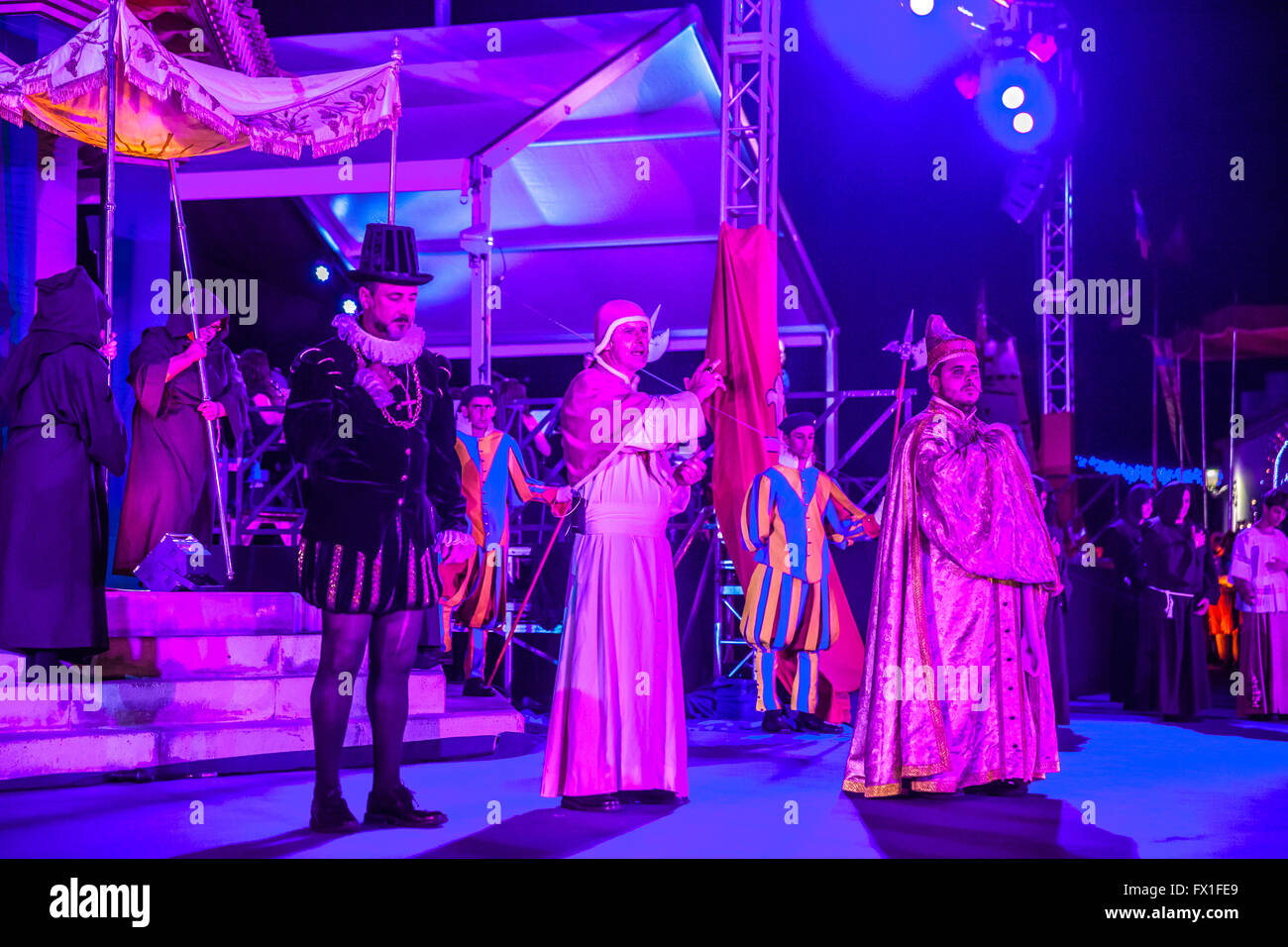 Librea performance in Valle de Guerra municipality Stock Photo - Alamy