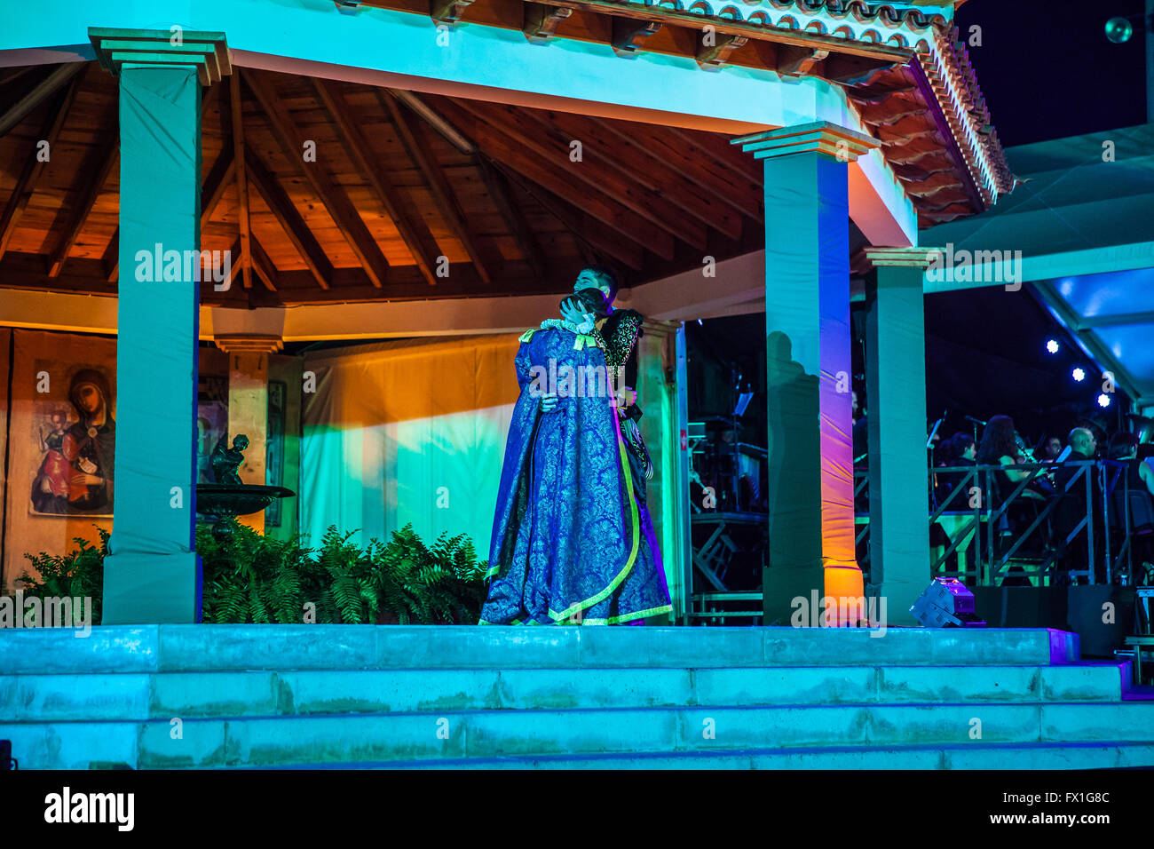 Librea performance in Valle de Guerra municipality Stock Photo - Alamy
