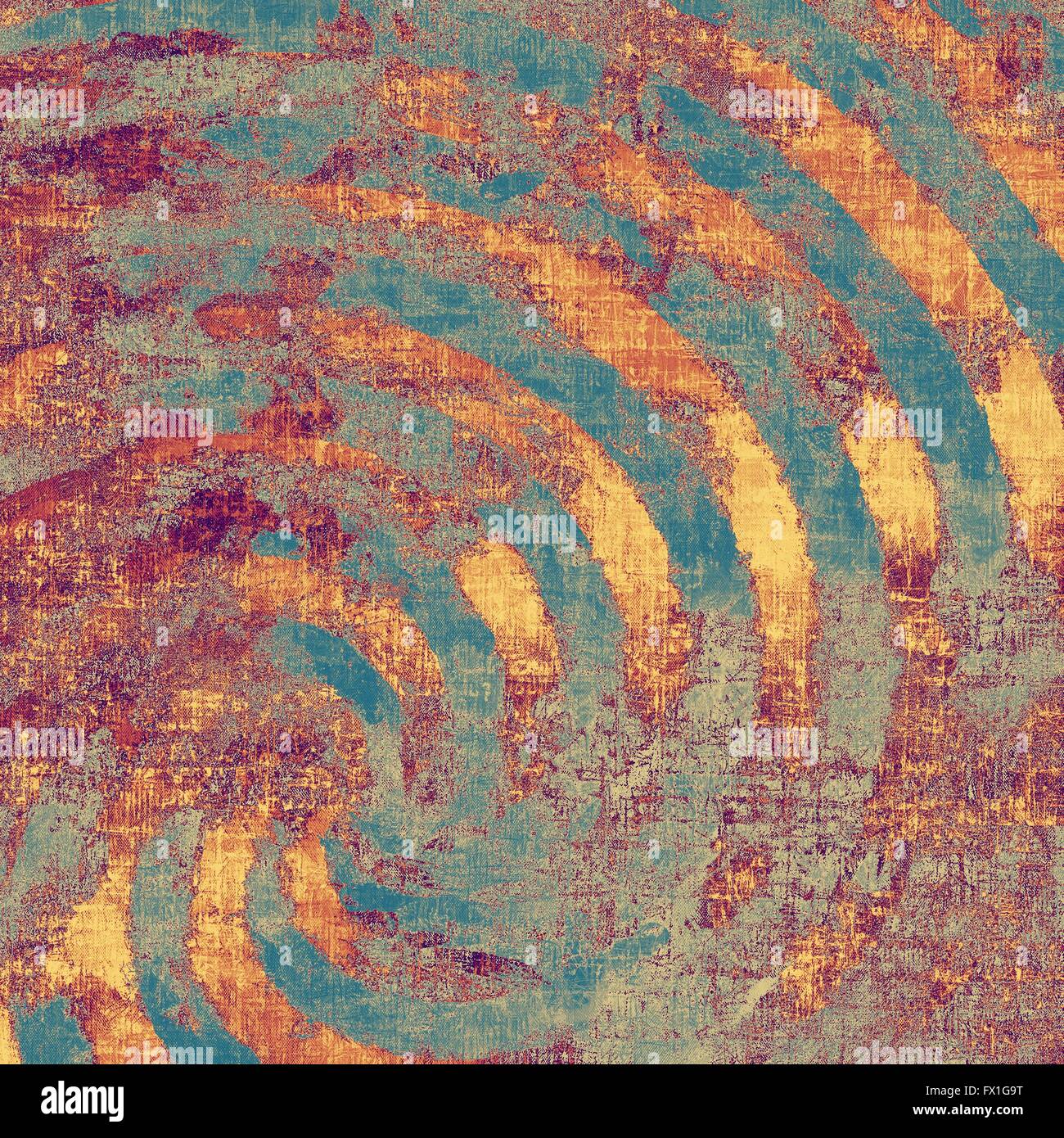 Old-style background, aging texture. With different color patterns ...