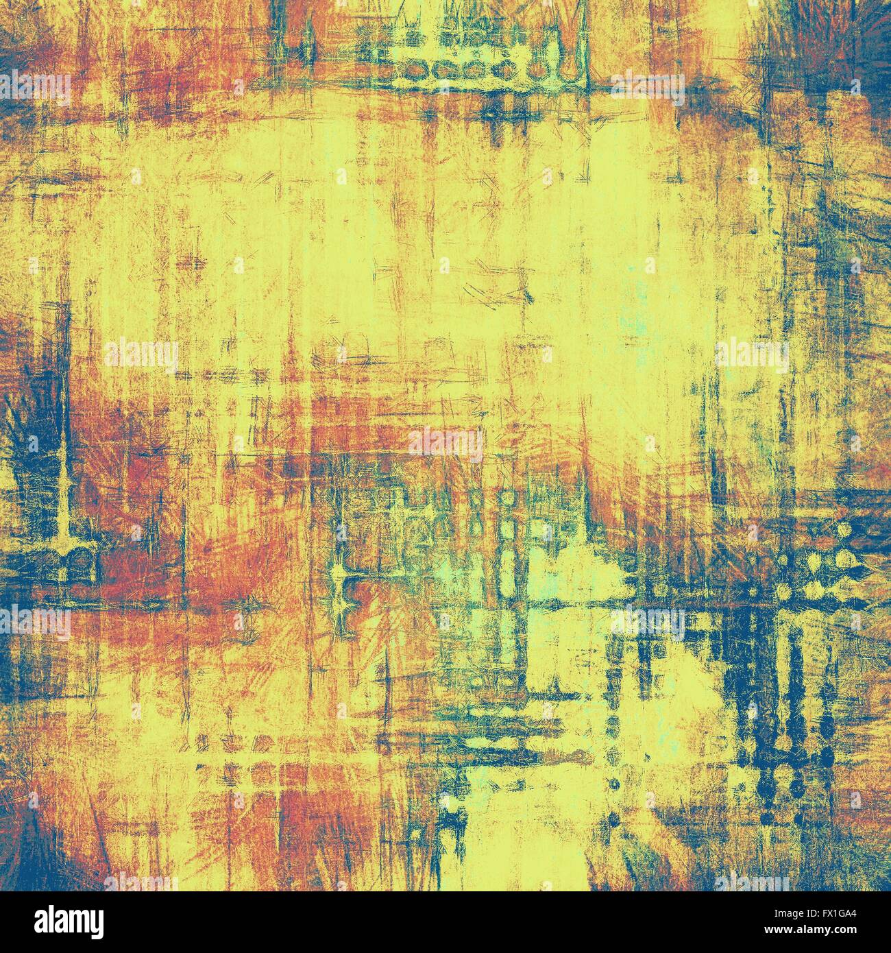 Old-style background, aging texture. With different color patterns ...