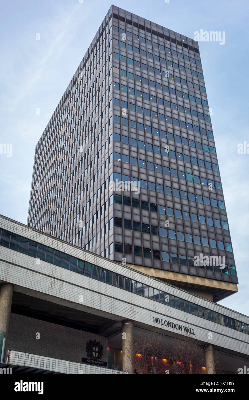 Bastion House, 140 London Wall, City of London, UK Stock Photo - Alamy