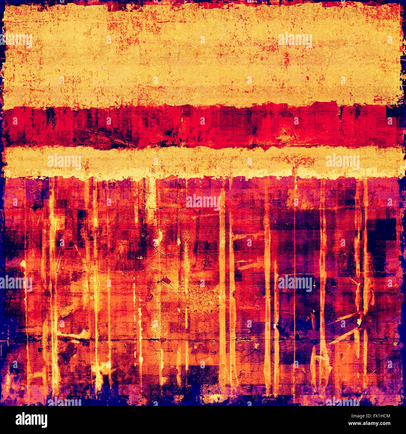 Background with grunge stains. With different color patterns: purple ...