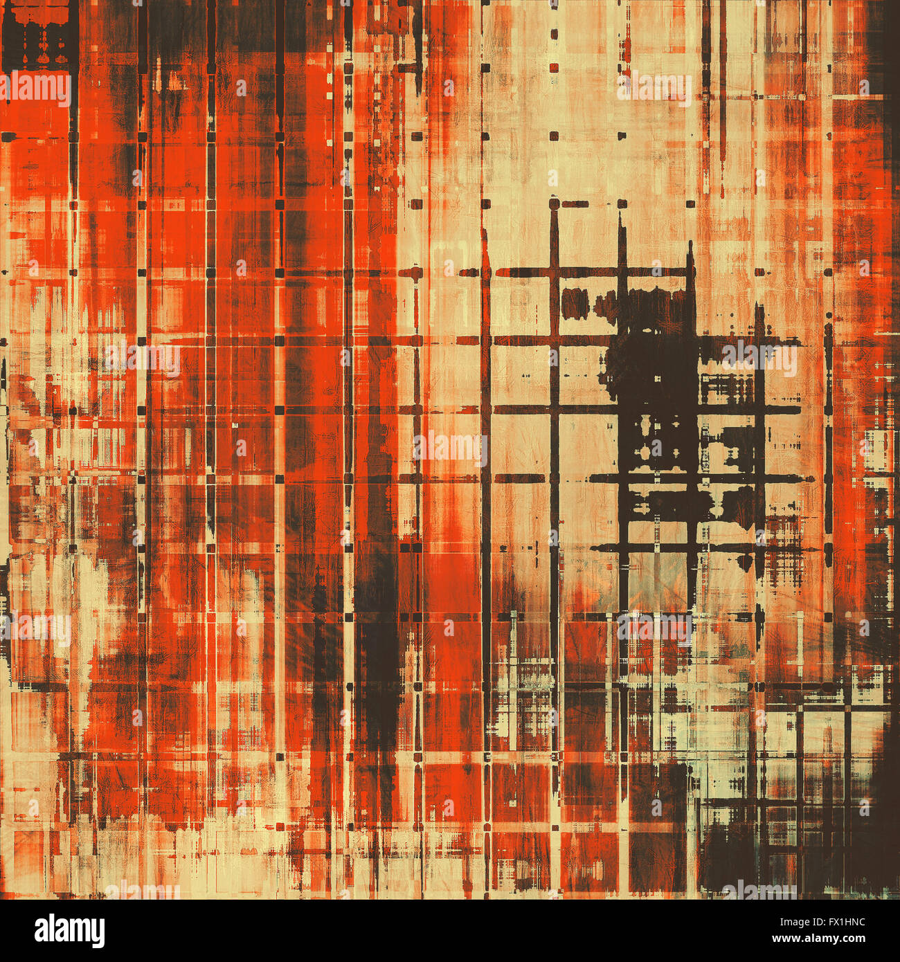 Grunge background with vintage and retro design elements. With ...