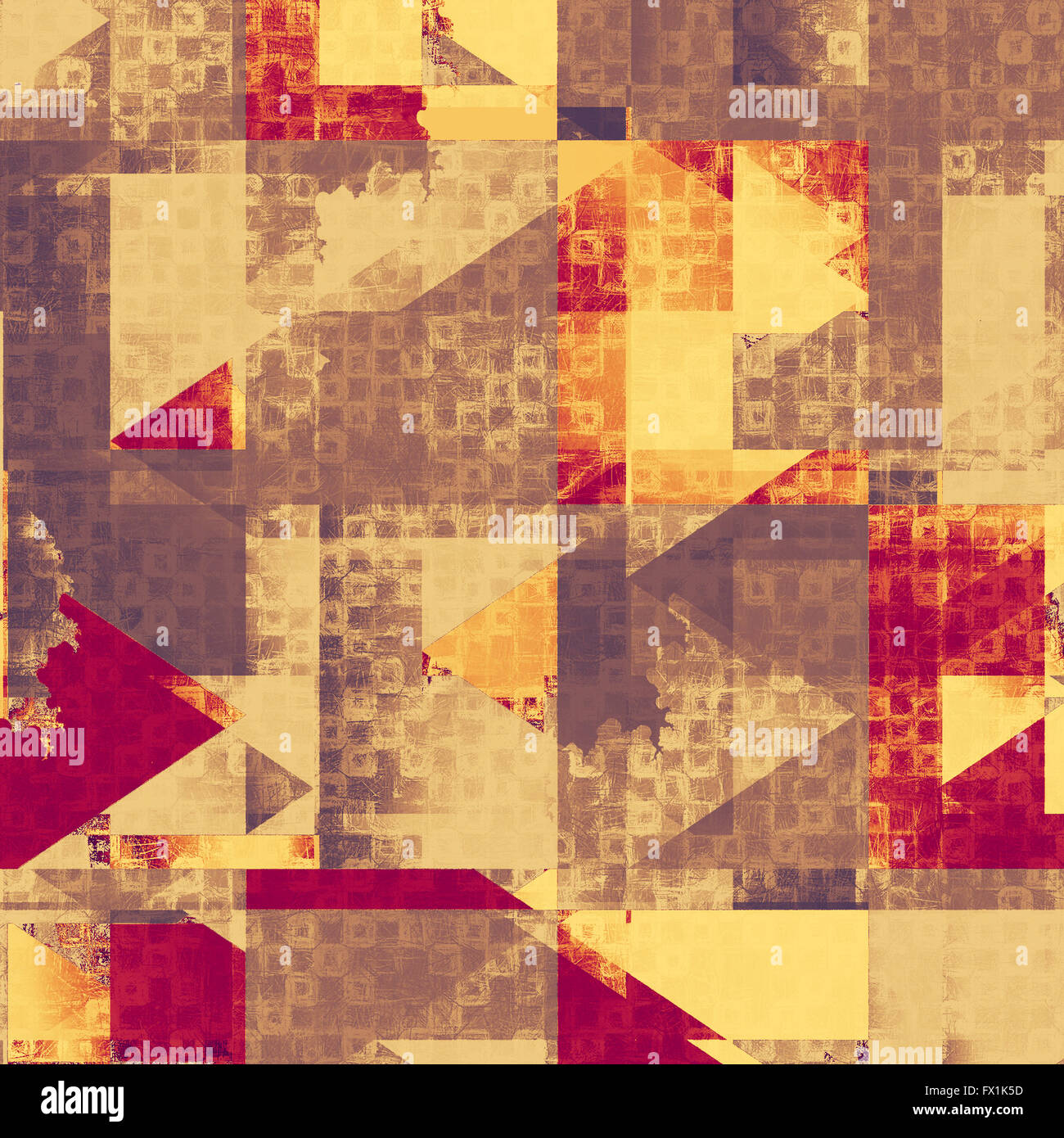 Old-style background, aging texture. With different color patterns ...