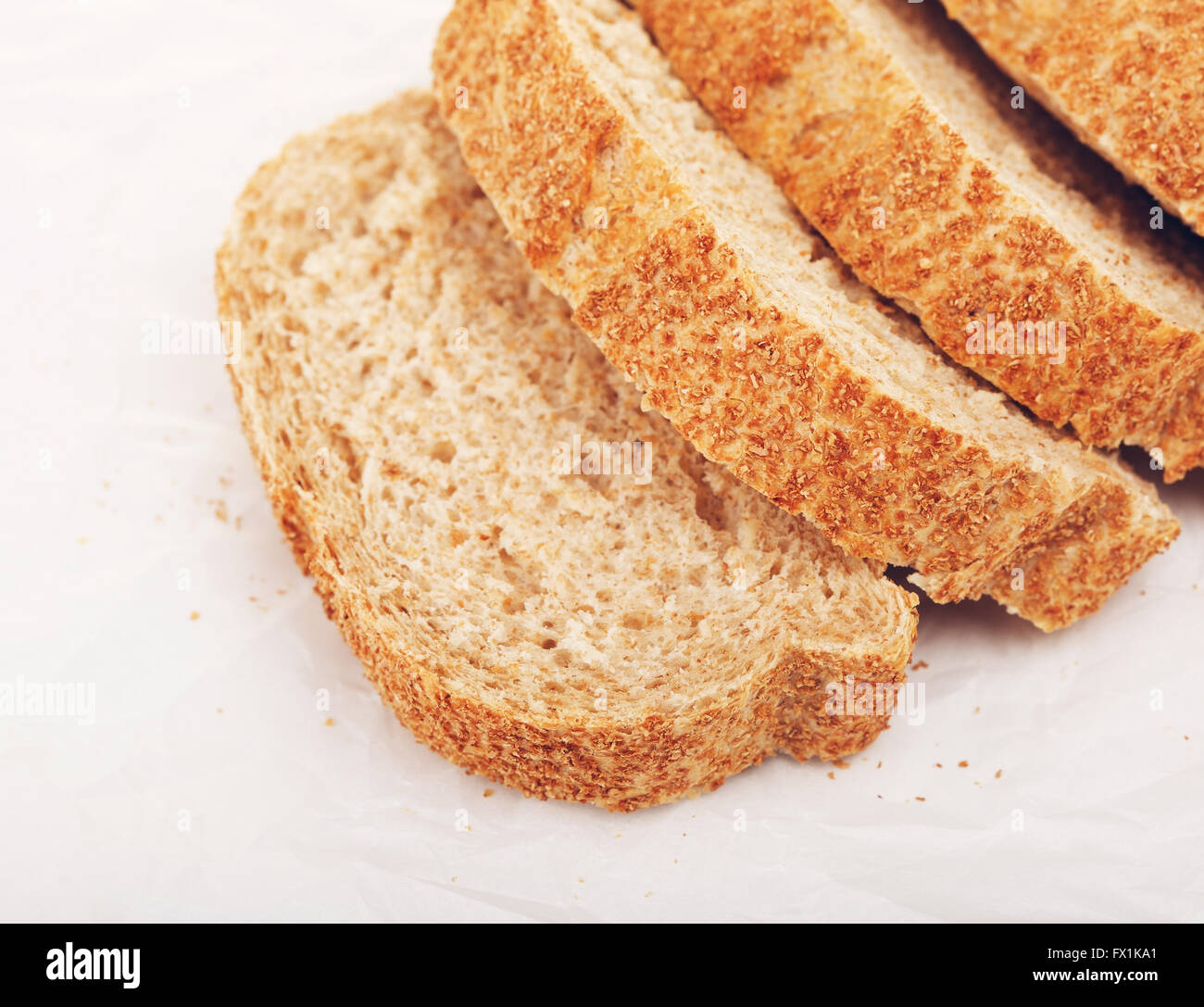 Sliced white bread bun hi-res stock photography and images - Alamy