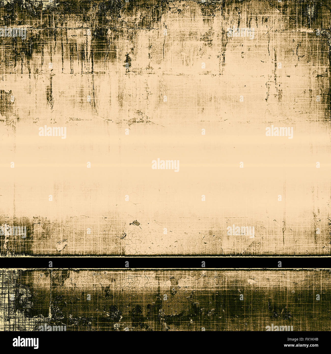 Antique vintage texture, old-fashioned weathered background. With ...