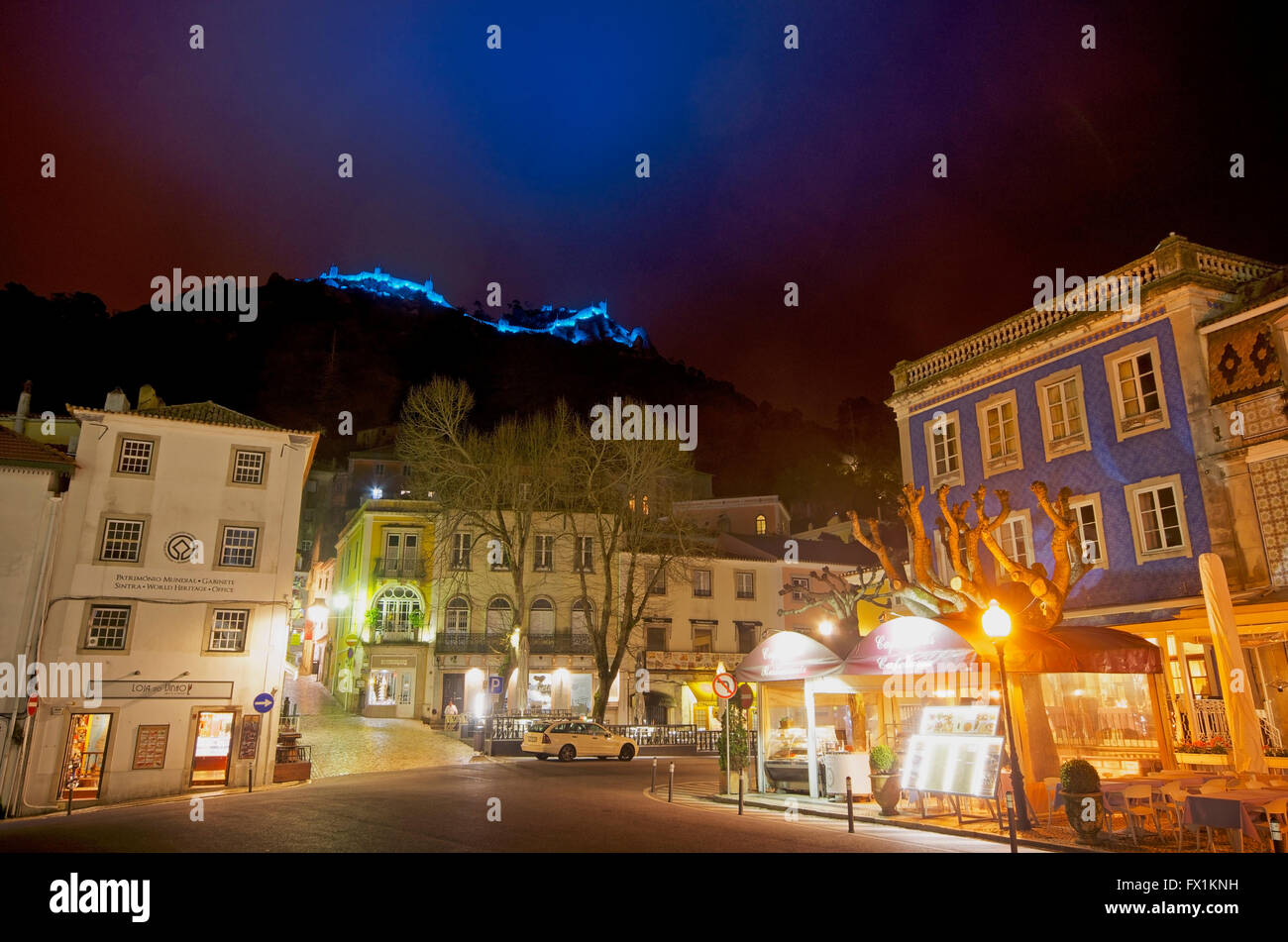 Sintra town night portugal hi-res stock photography and images - Alamy