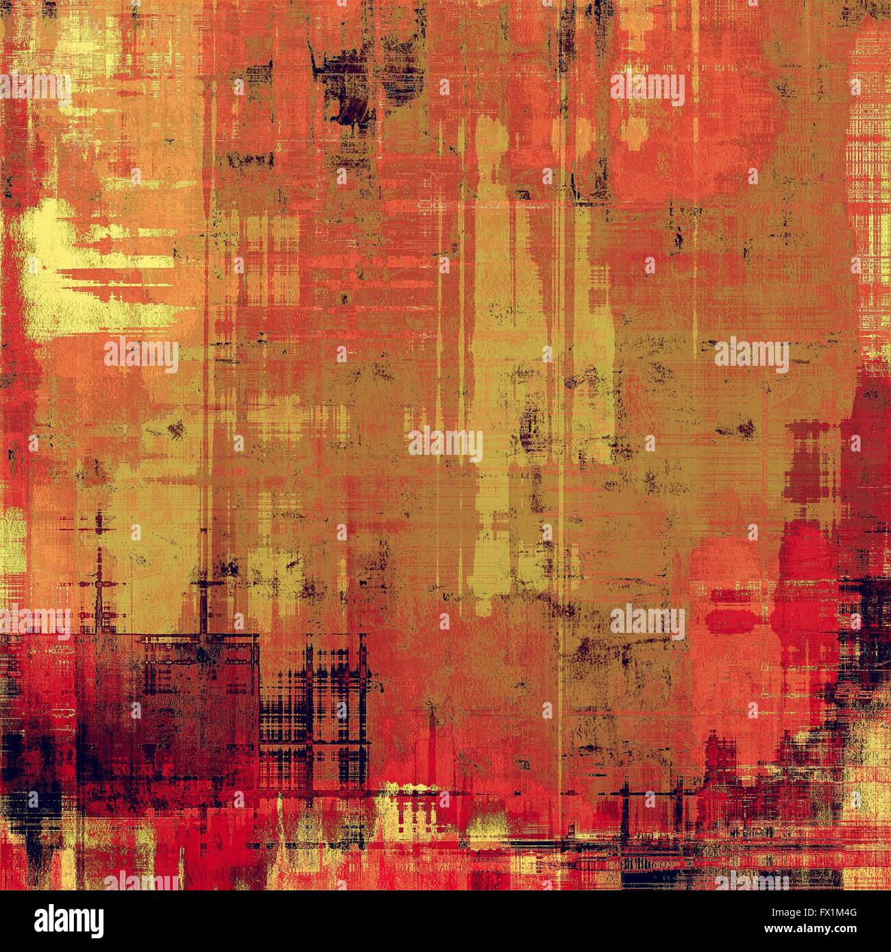 Grunge old-school texture, background for design. With different color ...