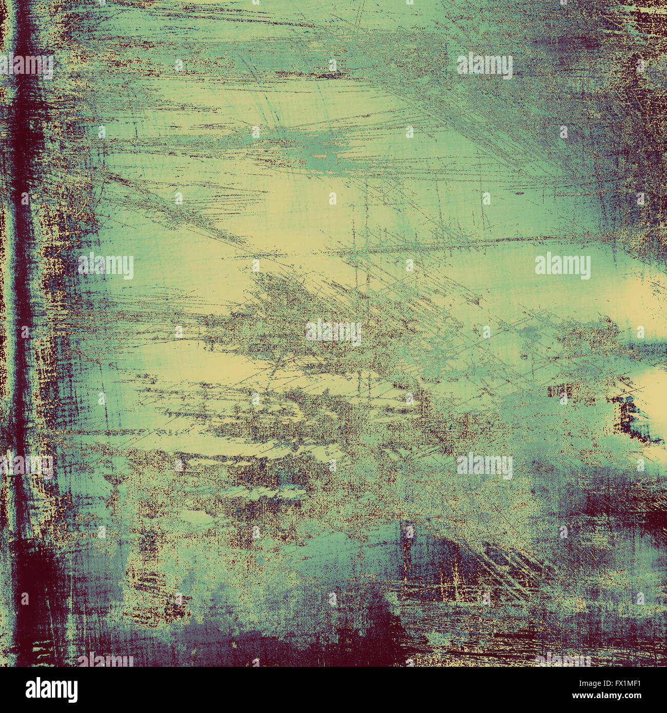 Antique vintage texture, old-fashioned weathered background. With ...