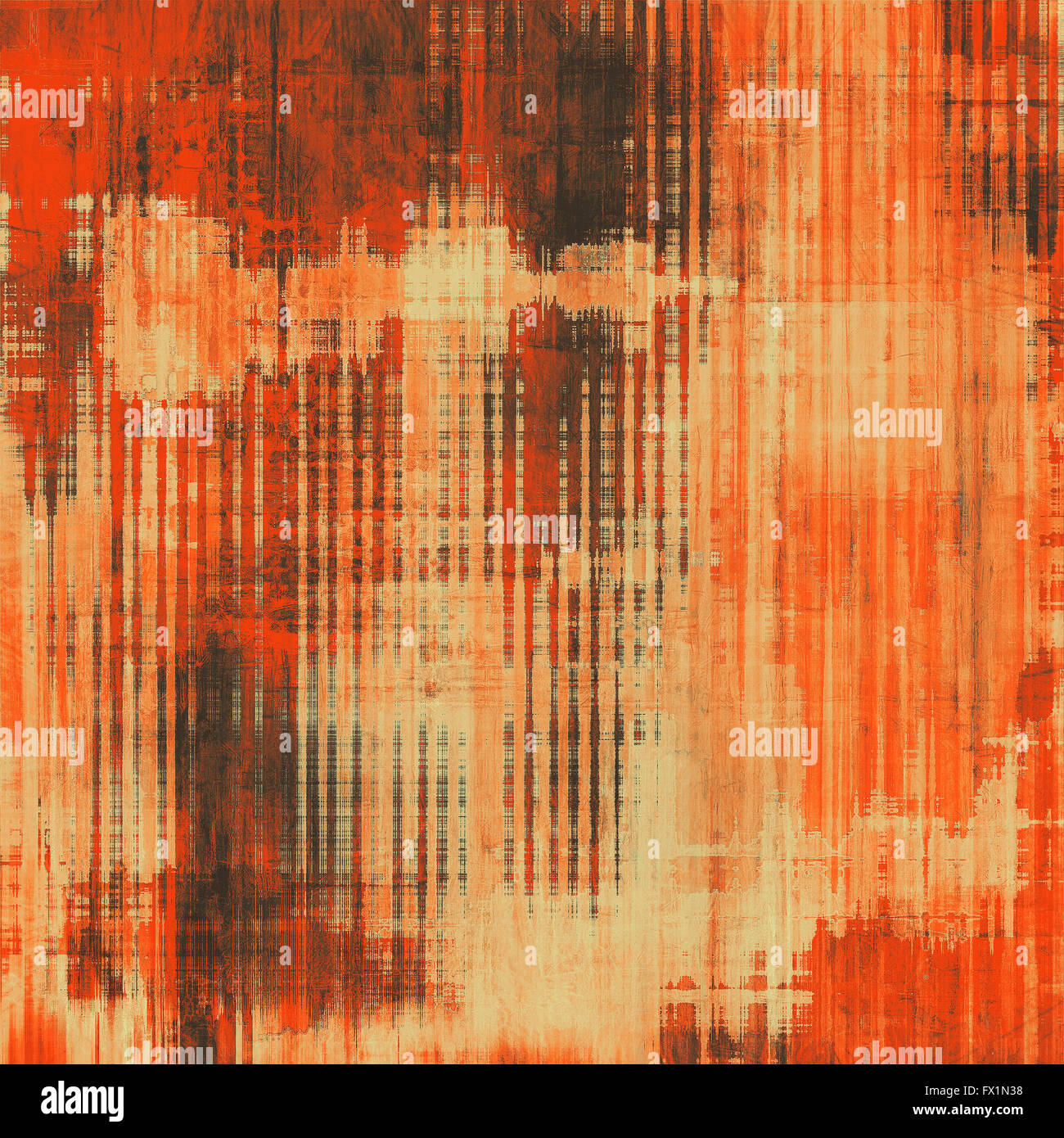 Antique vintage texture, old-fashioned weathered background. With ...