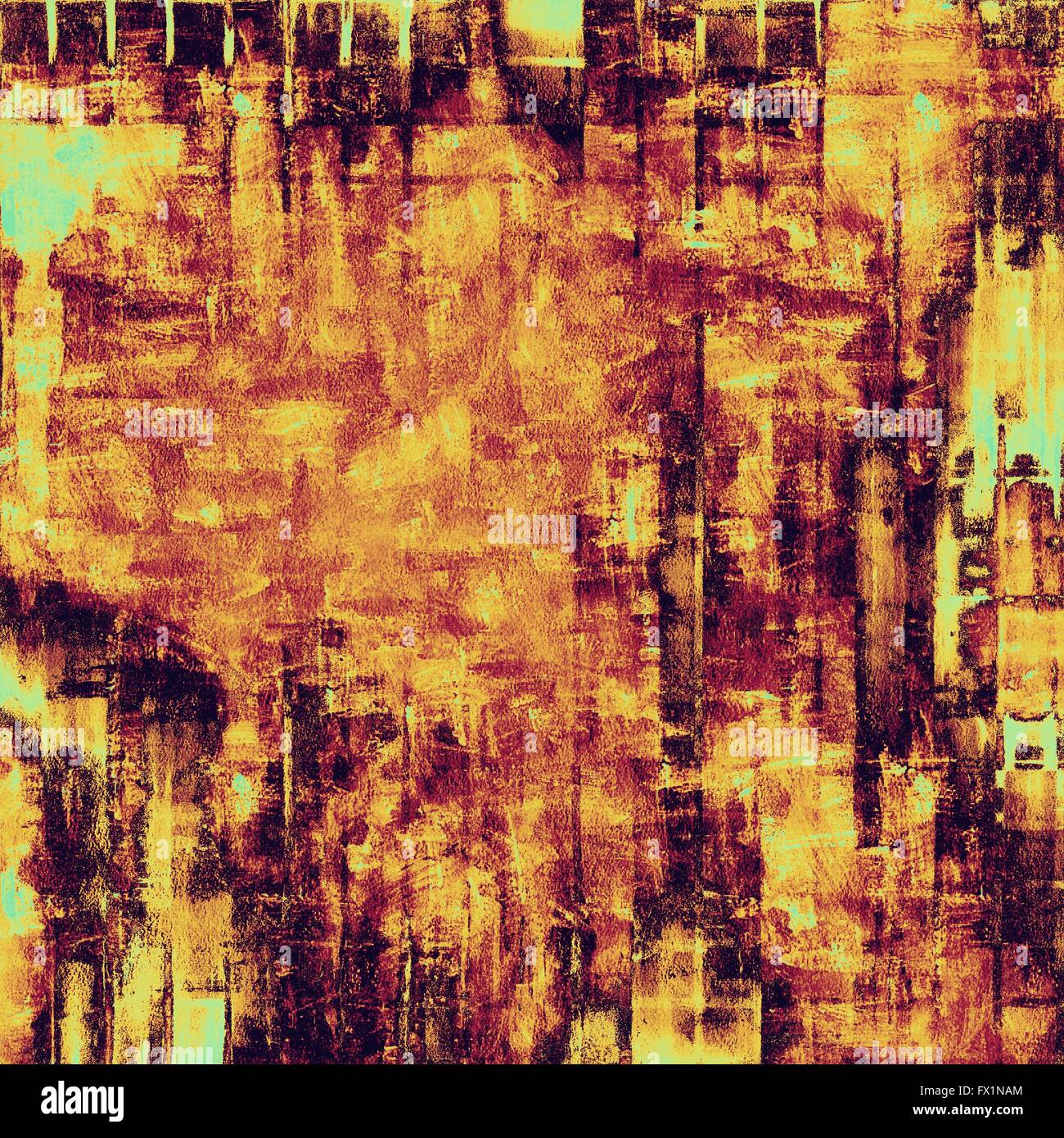 Grunge aging texture, art background. With different color patterns ...