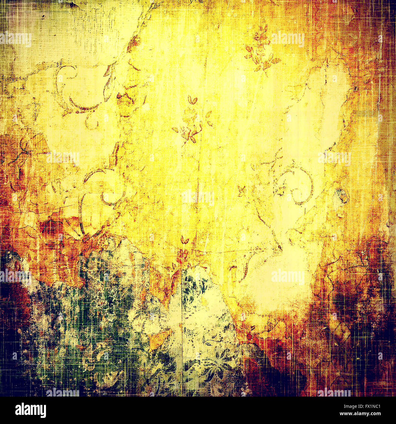 Grunge retro texture, elegant old-style background. With different ...