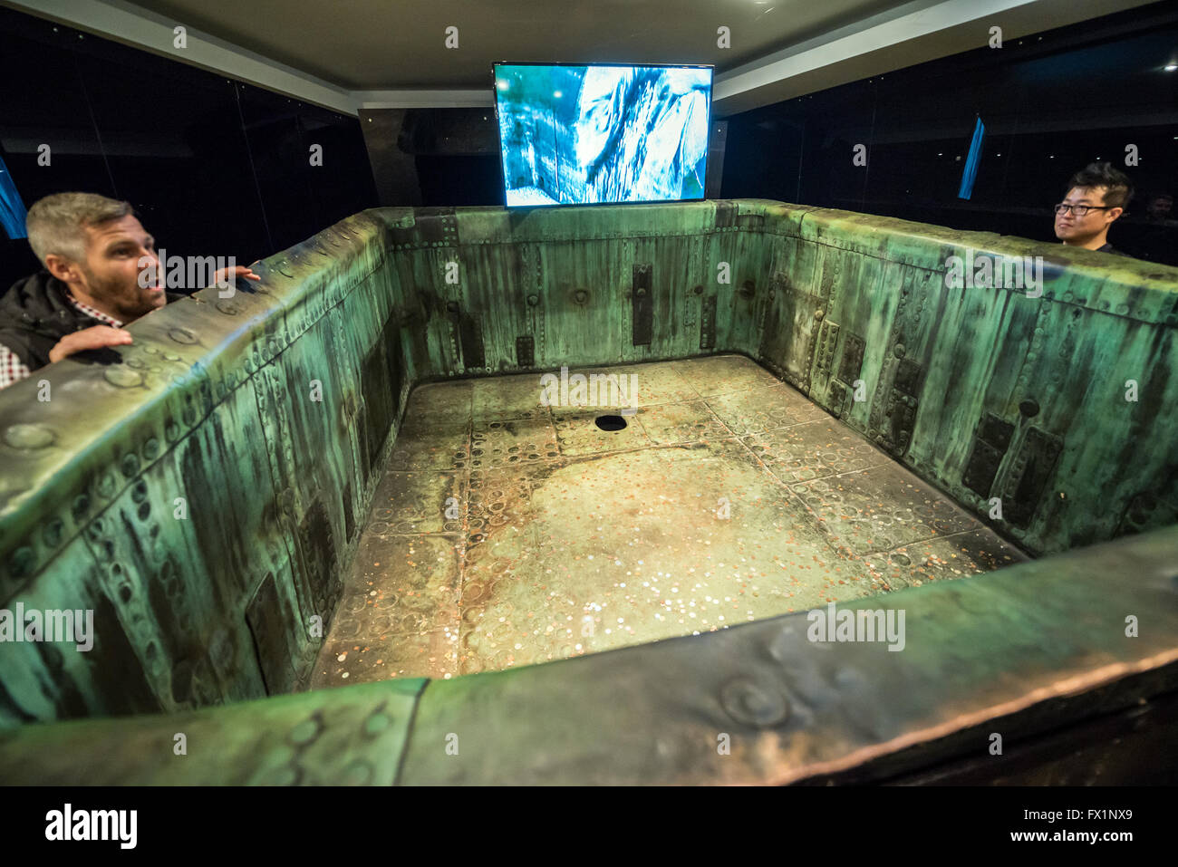 original copper tank that Josef Groll used to brew first batch of ...