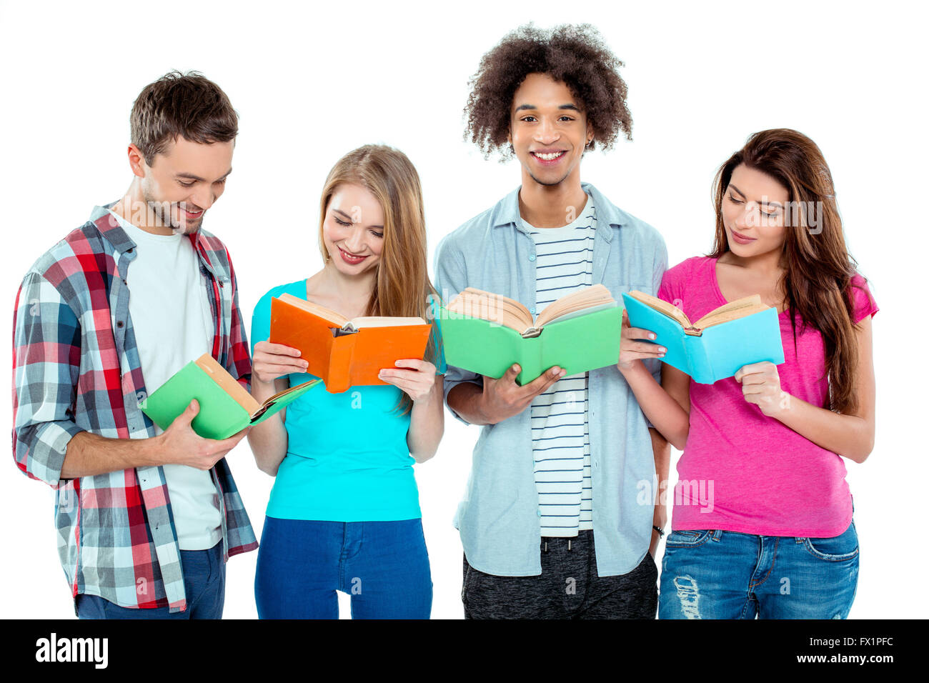 Picture of young multicultural friends Stock Photo - Alamy