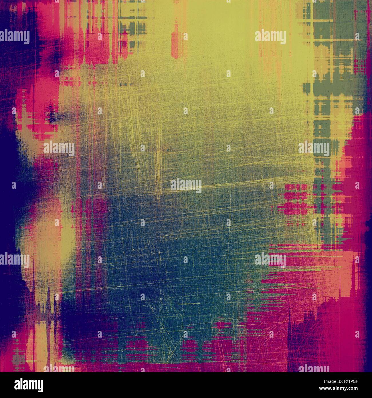 Old-style background, aging texture. With different color patterns ...