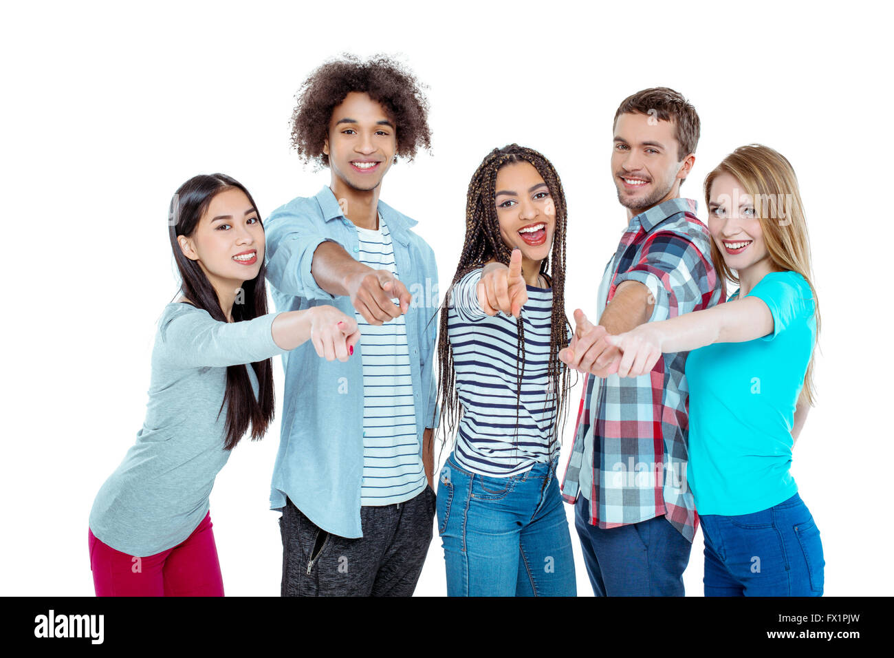 Picture of young multicultural friends Stock Photo - Alamy