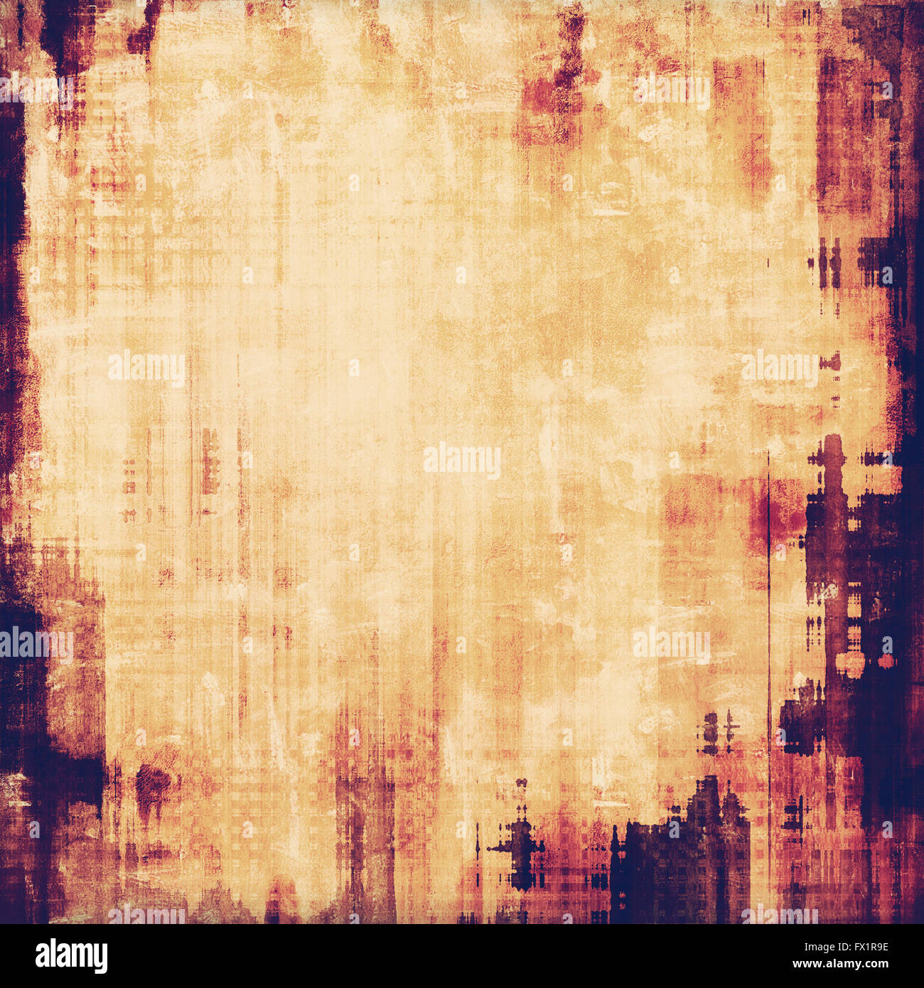 Old antique texture (for background). With different color patterns ...