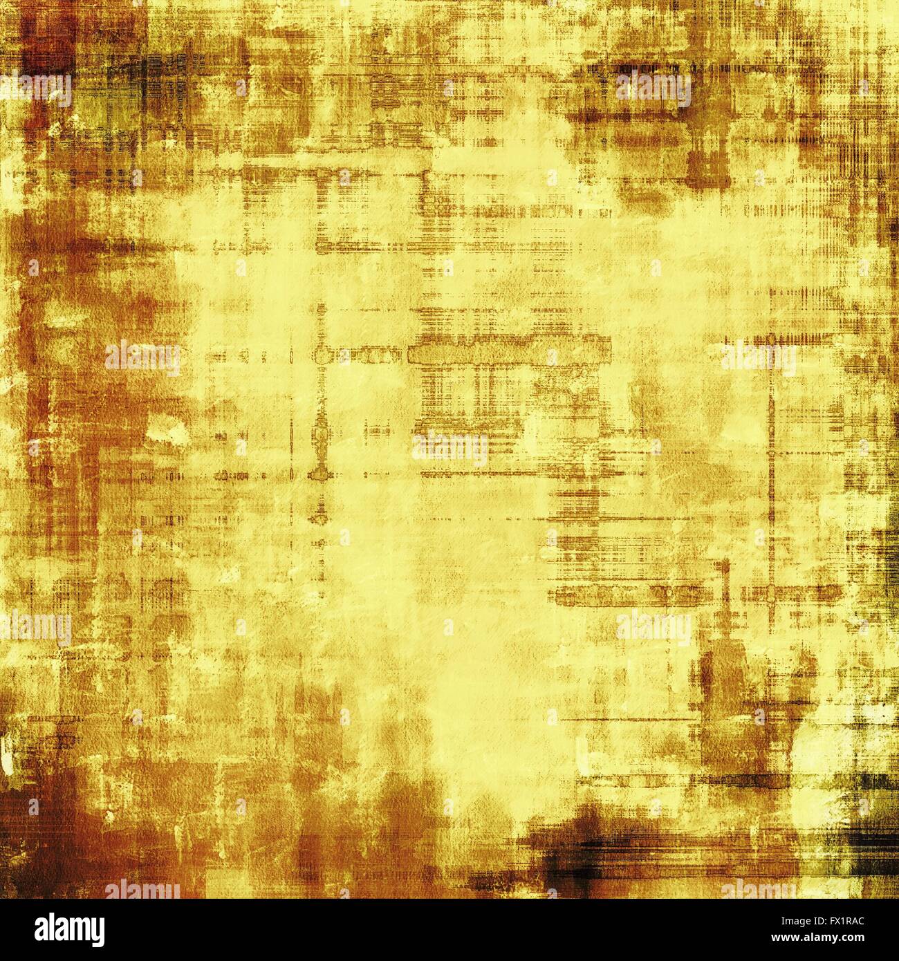 Antique vintage texture, old-fashioned weathered background. With ...