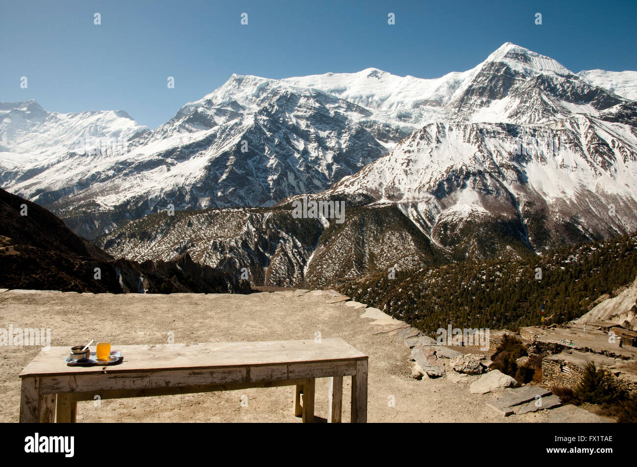 Annapurna Range - Nepal Stock Photo - Alamy