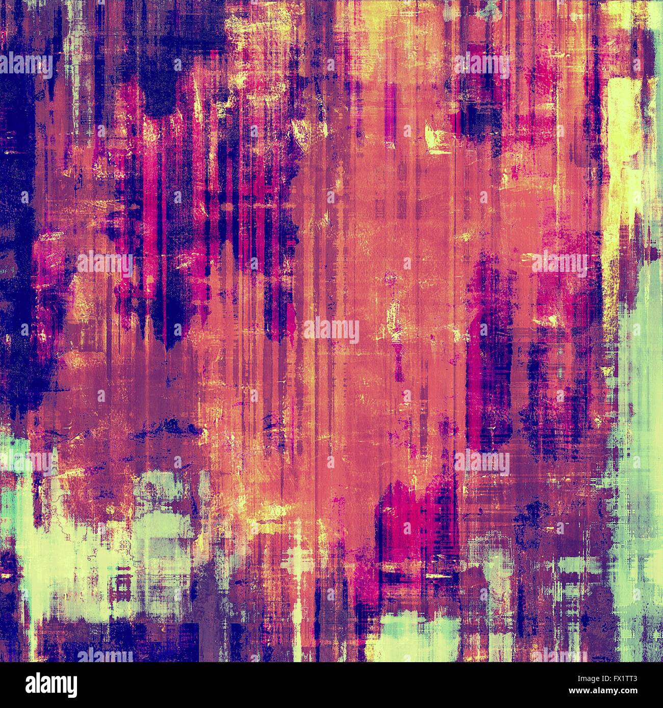 Old vintage background with retro-style elements and different color ...