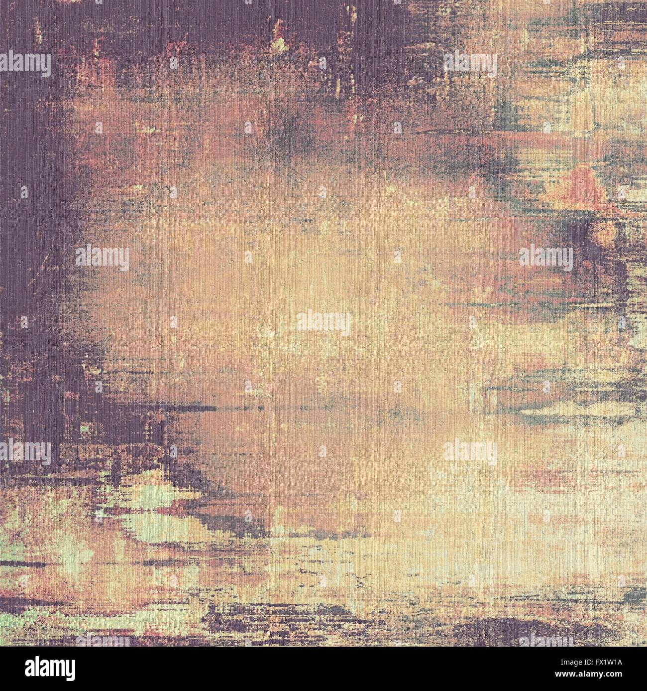 Old-style background, aging texture. With different color patterns ...