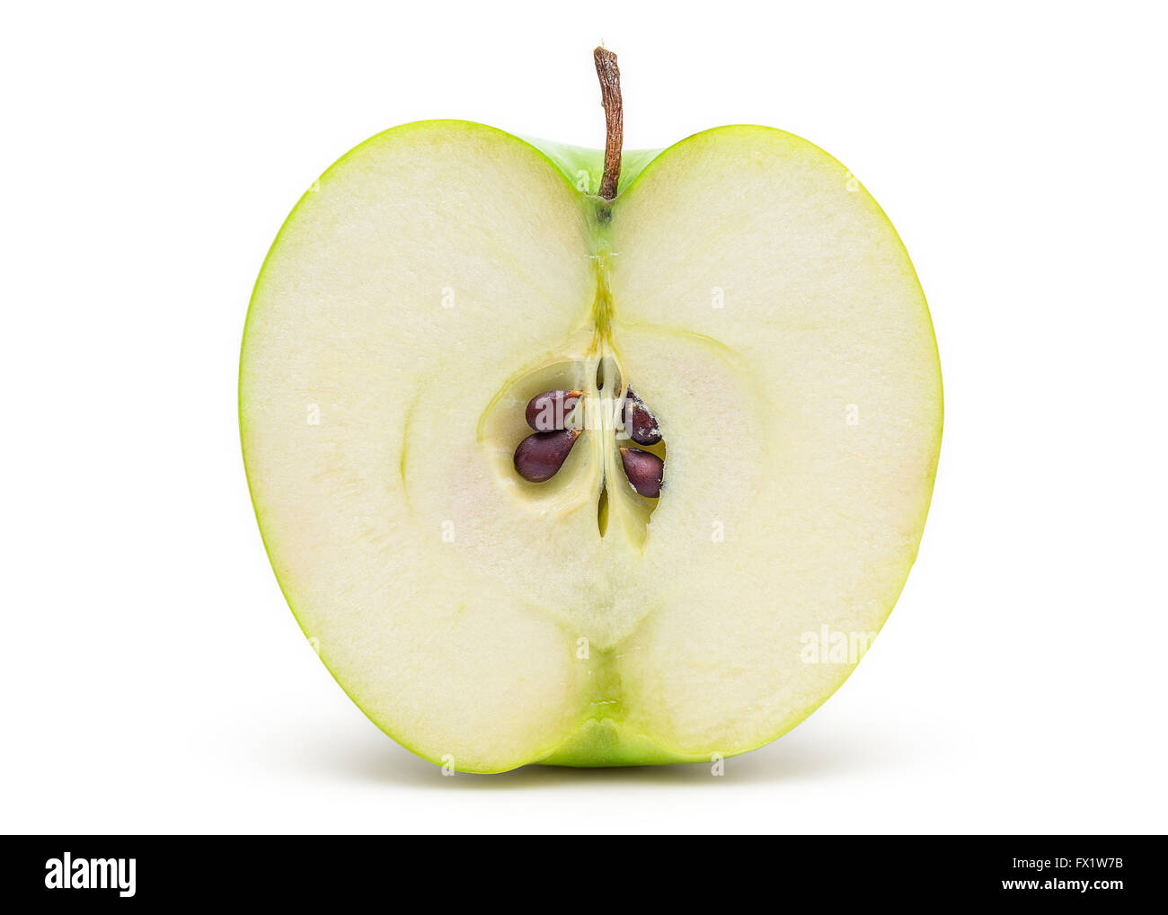 Apple cut in half hi-res stock photography and images - Alamy