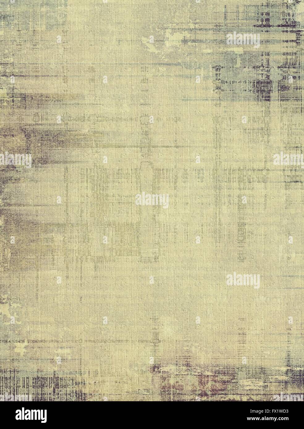 Old-style background, aging texture. With different color patterns ...