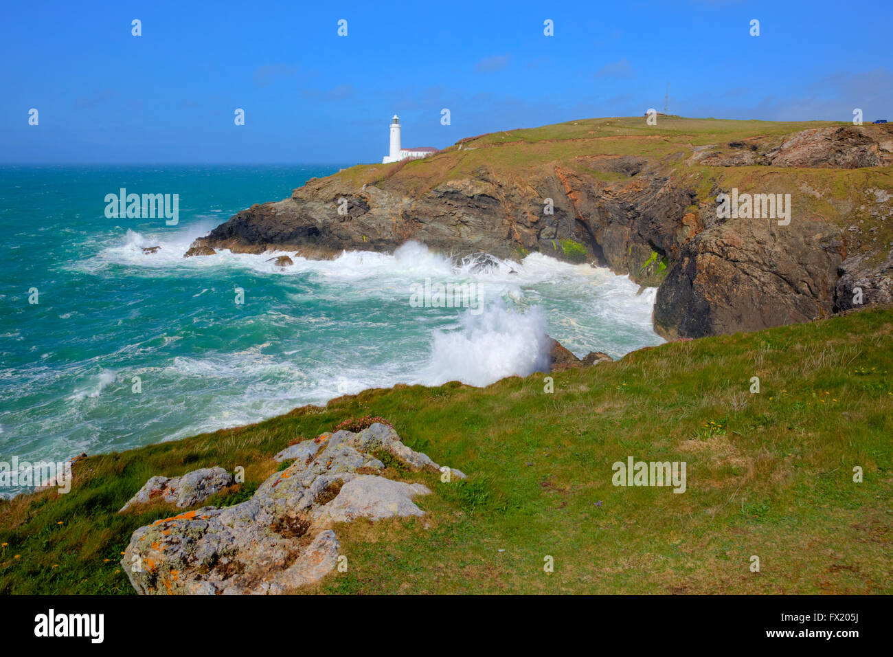 Trevose Head Lighthouse High Resolution Stock Photography and Images ...