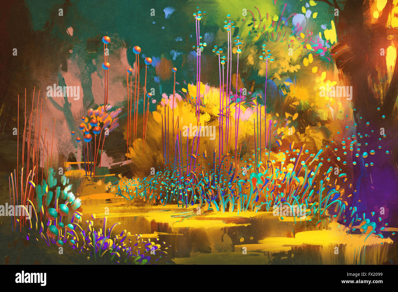 Fantasy forest hi-res stock photography and images - Alamy