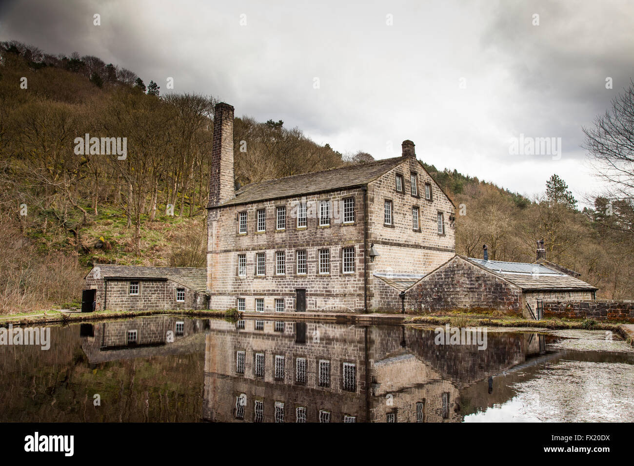 Gibson Mill at Hardcastle Crags , Hebden Bridge , Calderdale , West ...