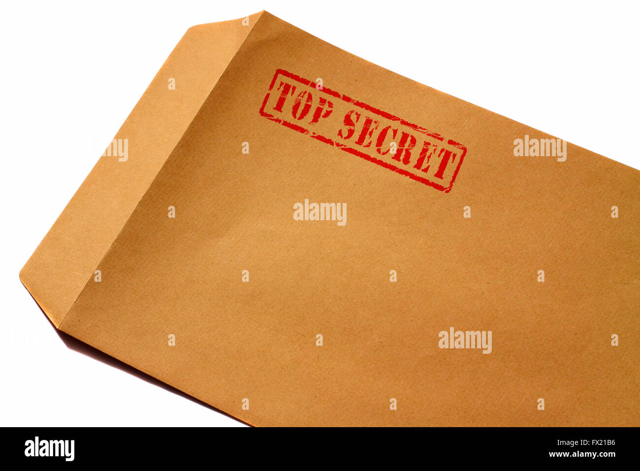 Envelope top secret Stock Photo - Alamy