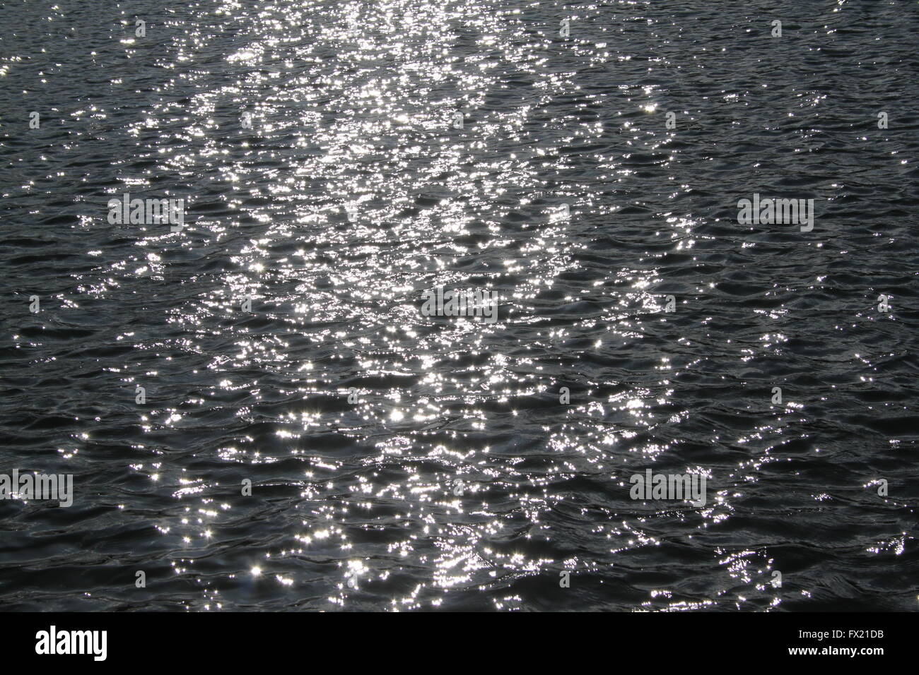 Sunlight on rippling water background or texture Stock Photo - Alamy