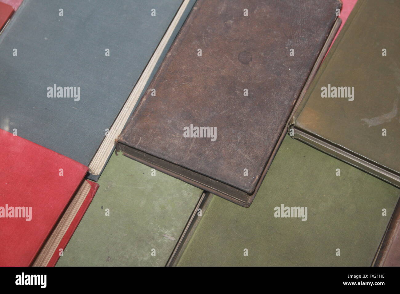Old book covers hi-res stock photography and images - Alamy