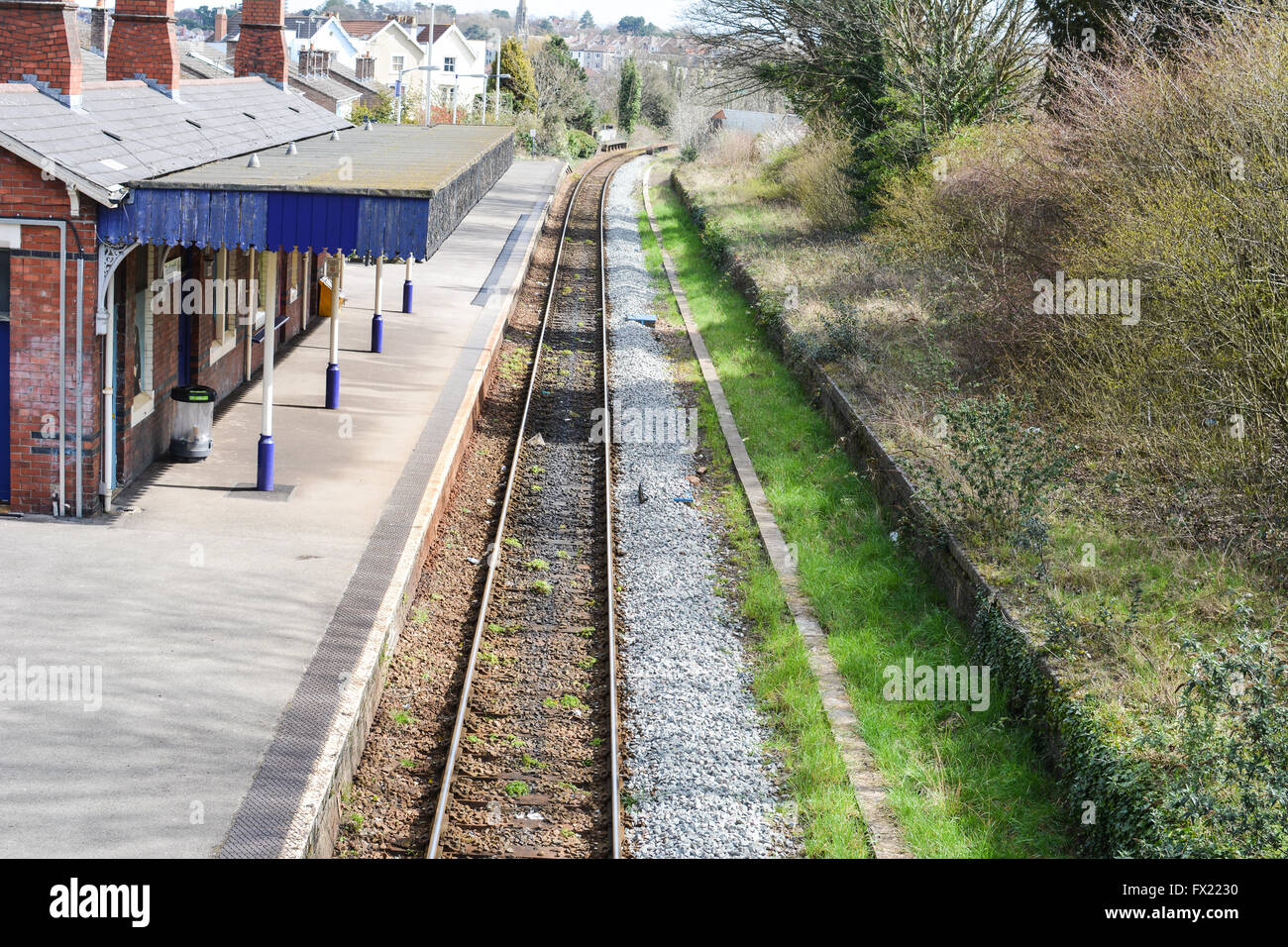 rail track and train station in Redland, Bristol Stock Photo - Alamy
