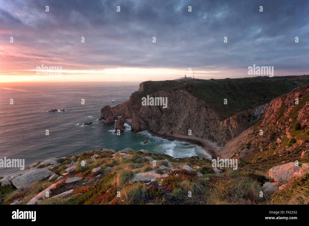 Cabo da roca sunset hi-res stock photography and images - Alamy