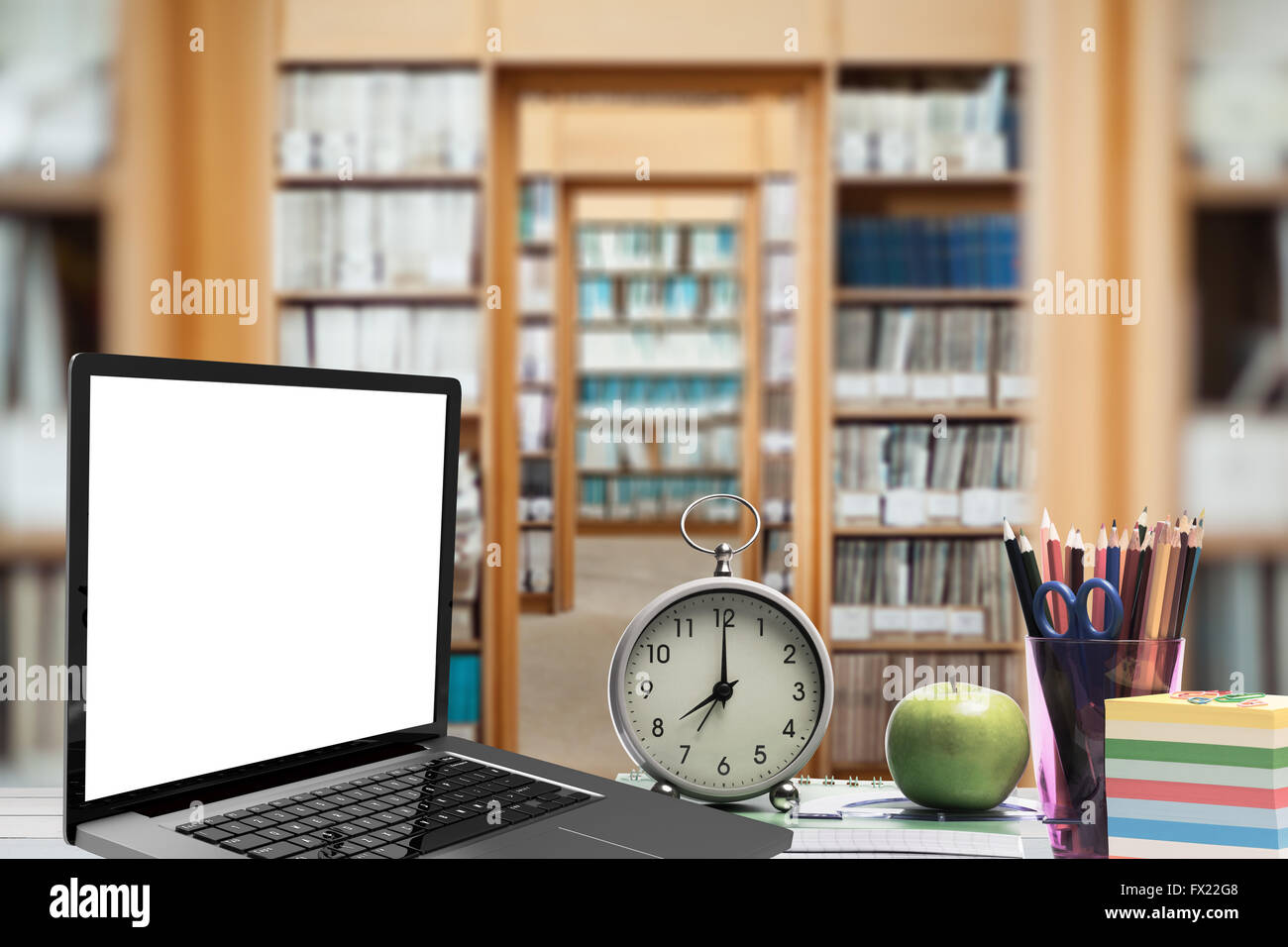 Composite image of open laptop Stock Photo - Alamy