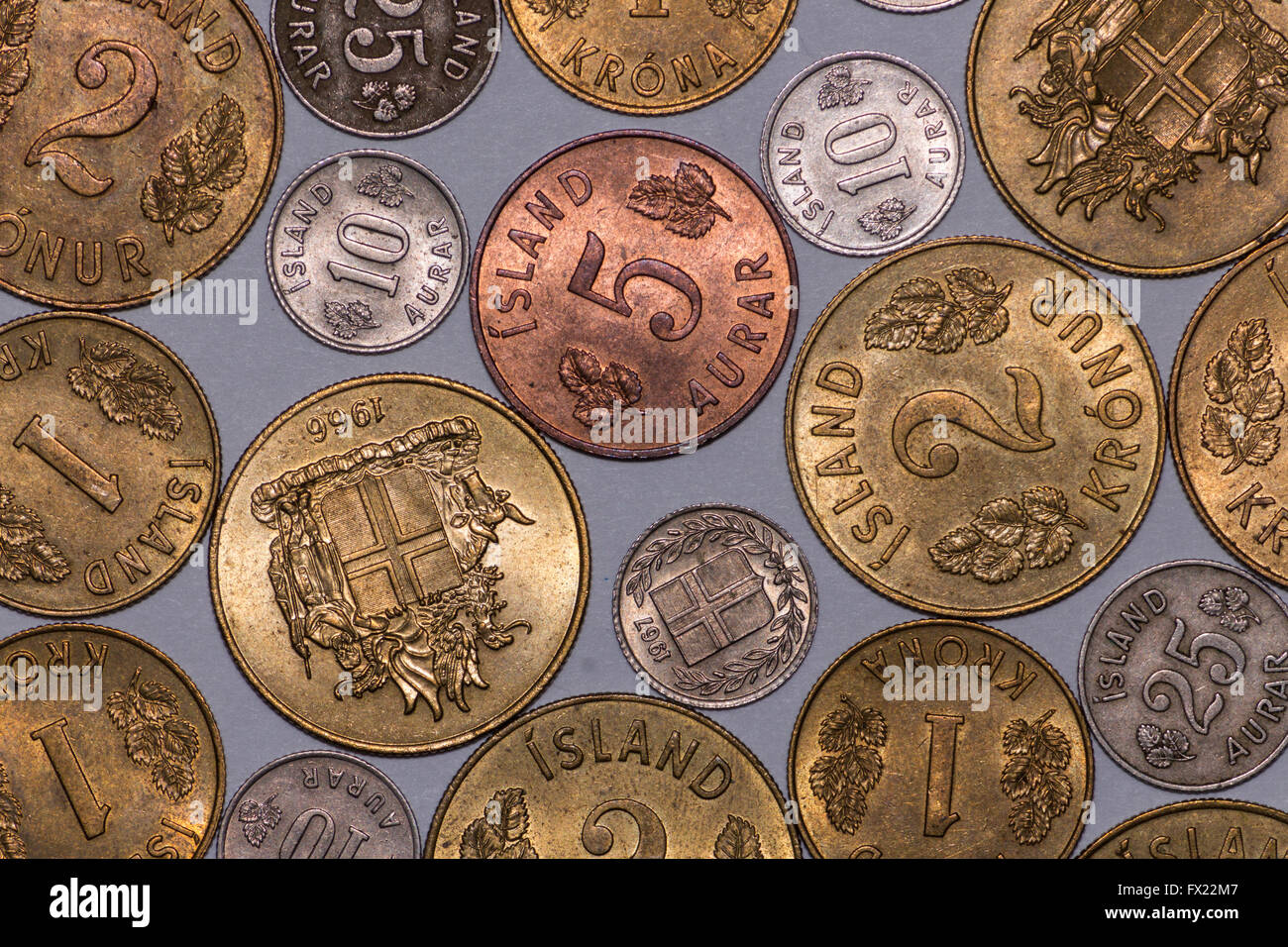 Old Icelandic money (Krona Stock Photo - Alamy