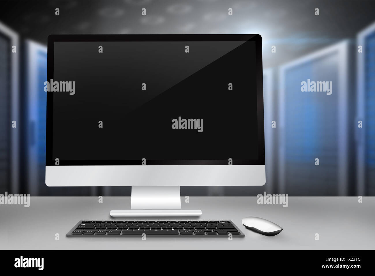 Composite image of computer screen Stock Photo - Alamy