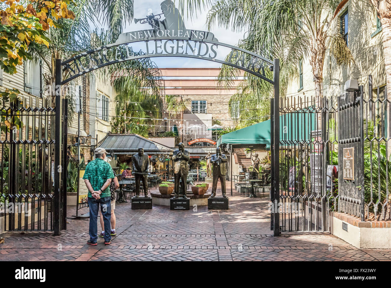 ENTRANCE TO NEW ORLEANS MUSICAL LEGENDS PARK Stock Photo - Alamy