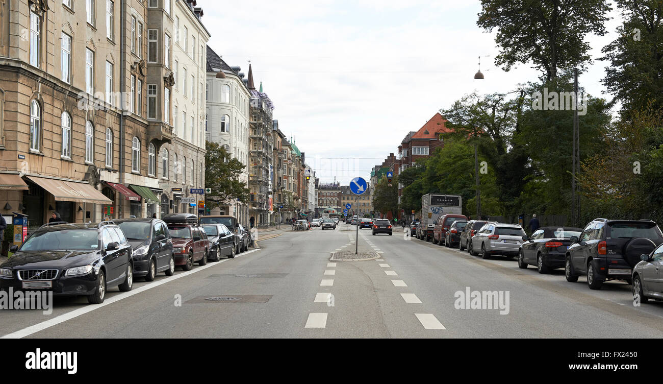 Oesterbrogade located in Copenhagen, Denmark Stock Photo - Alamy