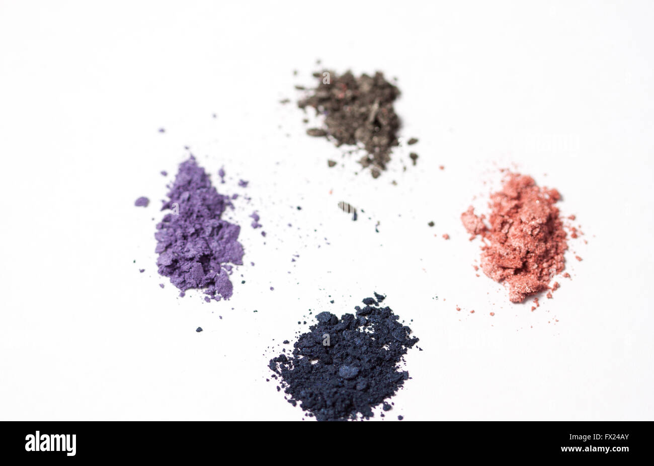 broken eye shadow Stock Photo - Alamy