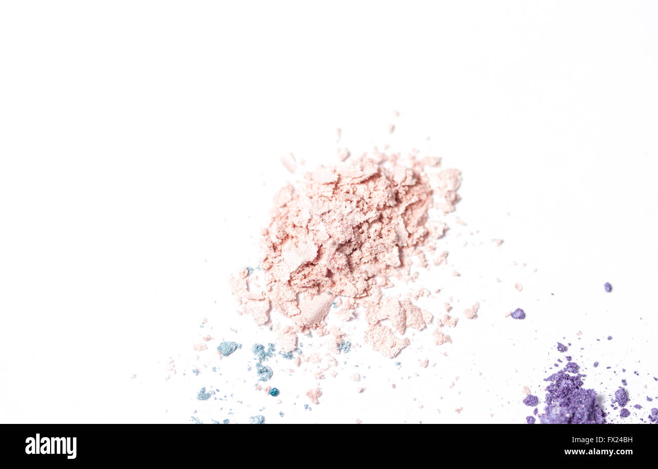 broken eye shadow Stock Photo - Alamy