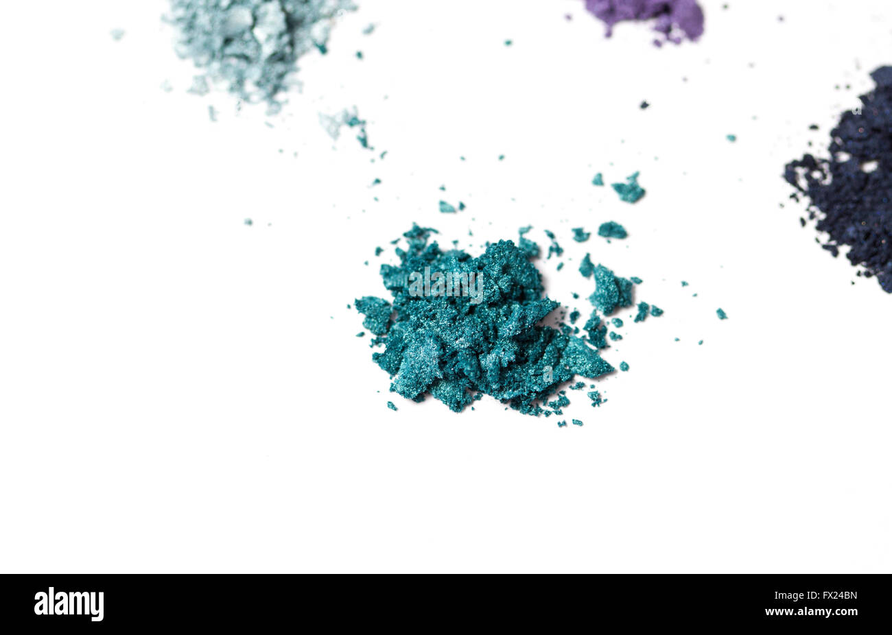 broken eye shadow Stock Photo - Alamy